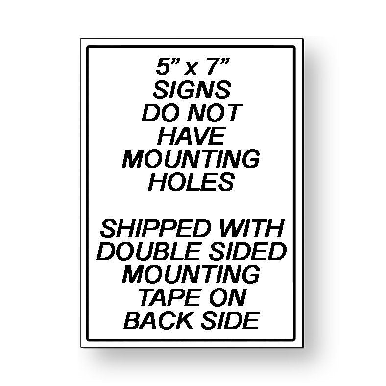 Delivery Instruction Enter Here Sign / Decal Package Usps Fedex Ups Am ...